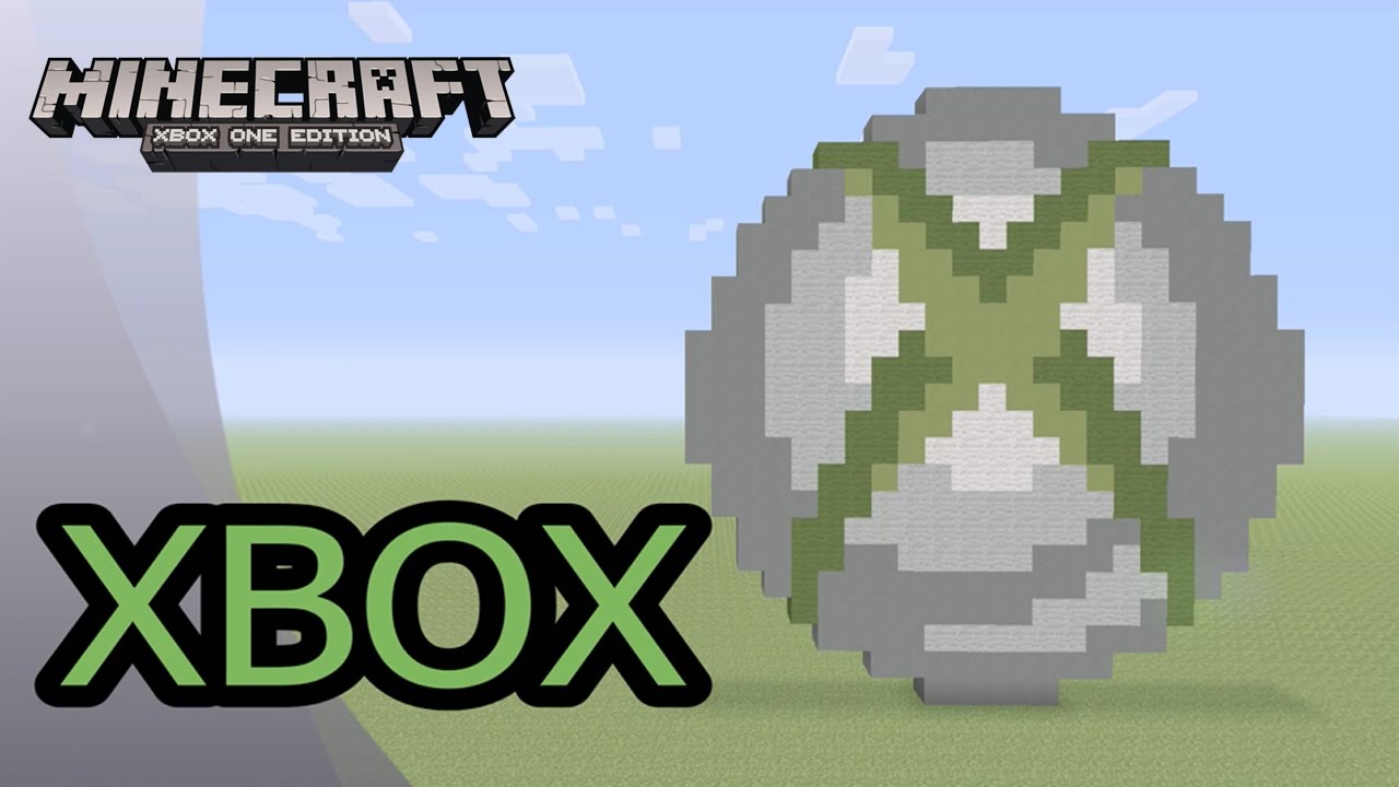 Minecraft: Pixel Art Tutorial and Showcase: XBOX Logo