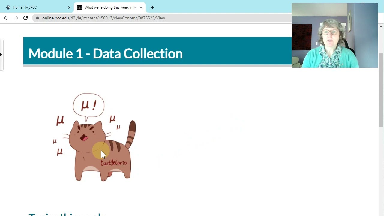 Math 243 Online Module 1 Walkthrough