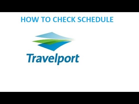 HOW TO CHEC FLIGHT SCHEDULE TRAVEL PORT GALILEO
