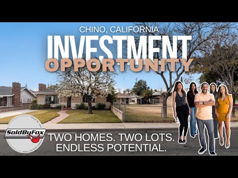 Rare Opportunity in Chino – Two Homes, Two Lots, Endless Potential!