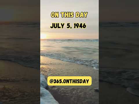 What happened ON THIS DAY in 1946? Still wearing bikinis today? #fact #shorts #history #onthisday