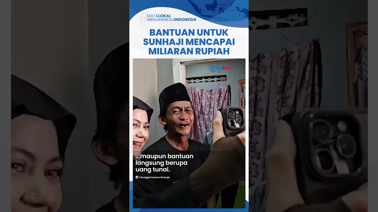Sunhaji Pedagang Es Teh yang Diolok-olok Gus Miftah Ketiban Berkah, Total Donasi Capai Rp 1 ...