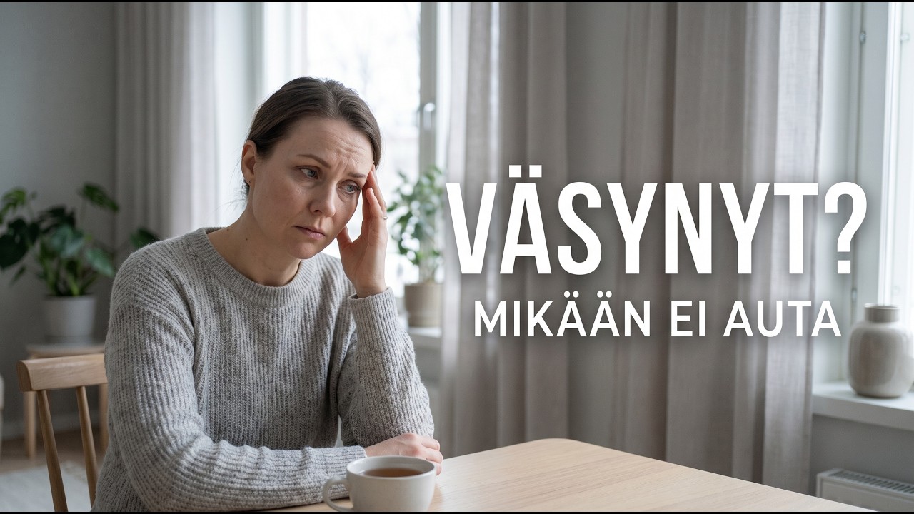 Miksi olet väsynyt vaikka lepäsit?