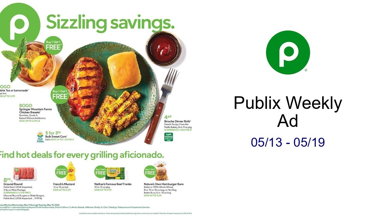 Publix Weekly Ad 05/13 - 05/19