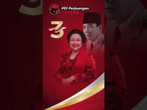 Kemenangan PDI Perjuangan adalah Kemenangan Indonesia. Ingat PDI Perjuangan, Ingat Nomor 3.