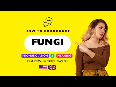 How to Pronounce FUNGI (Correctly) in American & British English | Origin and Meaning of Fungi