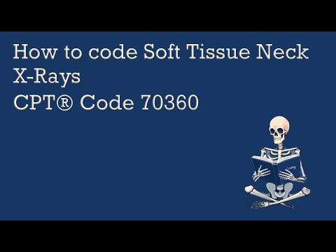 How to code Soft Tissue Neck X-Rays. Diagnostic Radiology CPT Code 70360 #medicalcoding