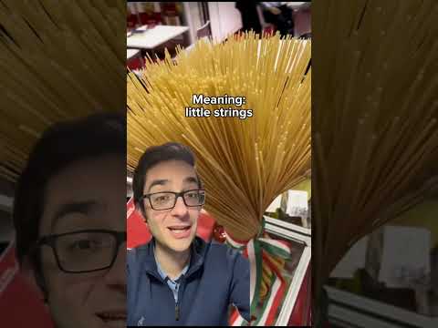 The meaning of 5 pasta names in English #italian #italianfood #italy #pasta
