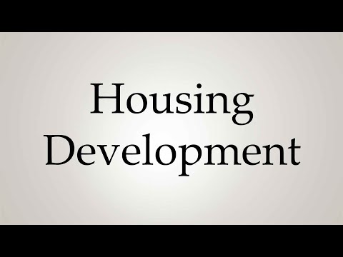 How to Pronounce ''Housing Development''