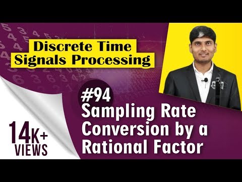 What is Sampling Rate Conversion by a rational factor in Discrete Time Signal Processing
