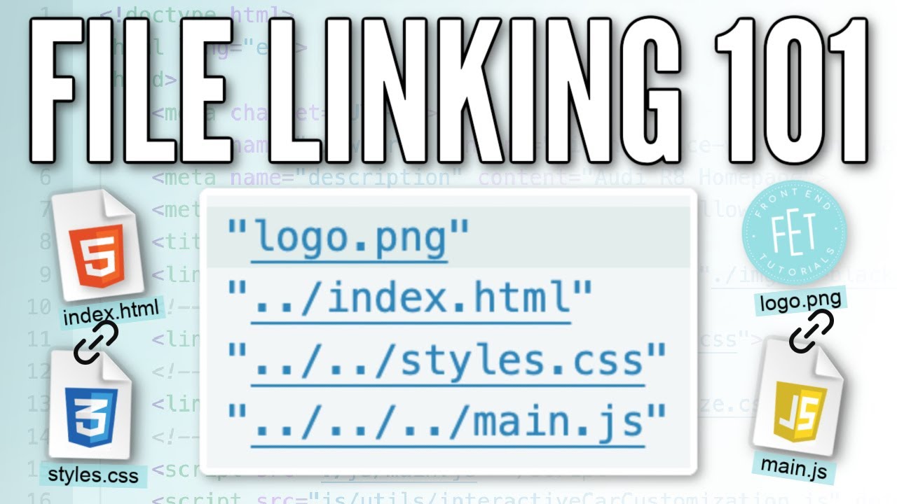 How to Link Files in Different Folders in HTML | How File Paths Work