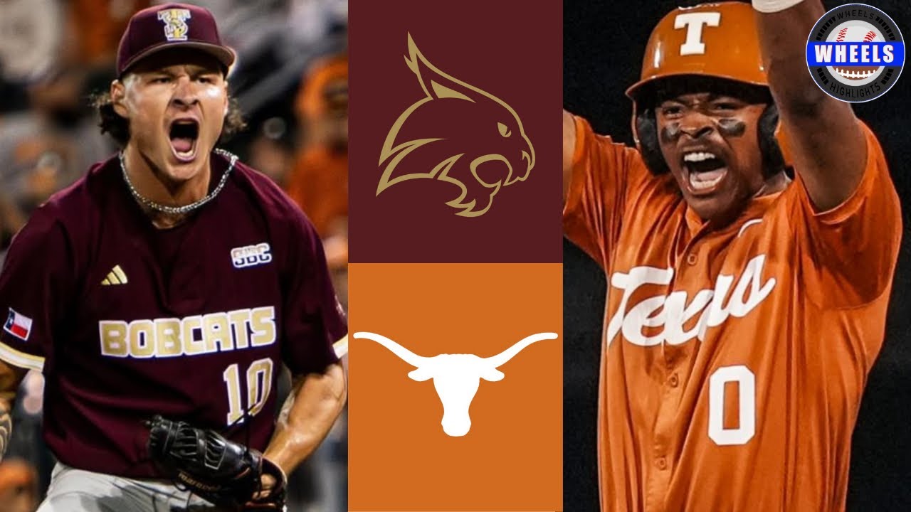 Texas State vs #5 Texas (Exciting!) | 2025 College Baseball Highlights