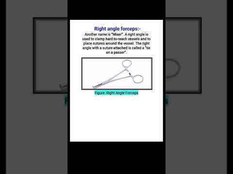 Right angle forceps #nursingshorts