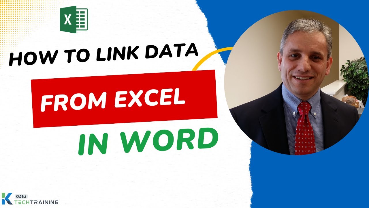 How to Link Data Between Excel and Word - Create Reports with Live Data