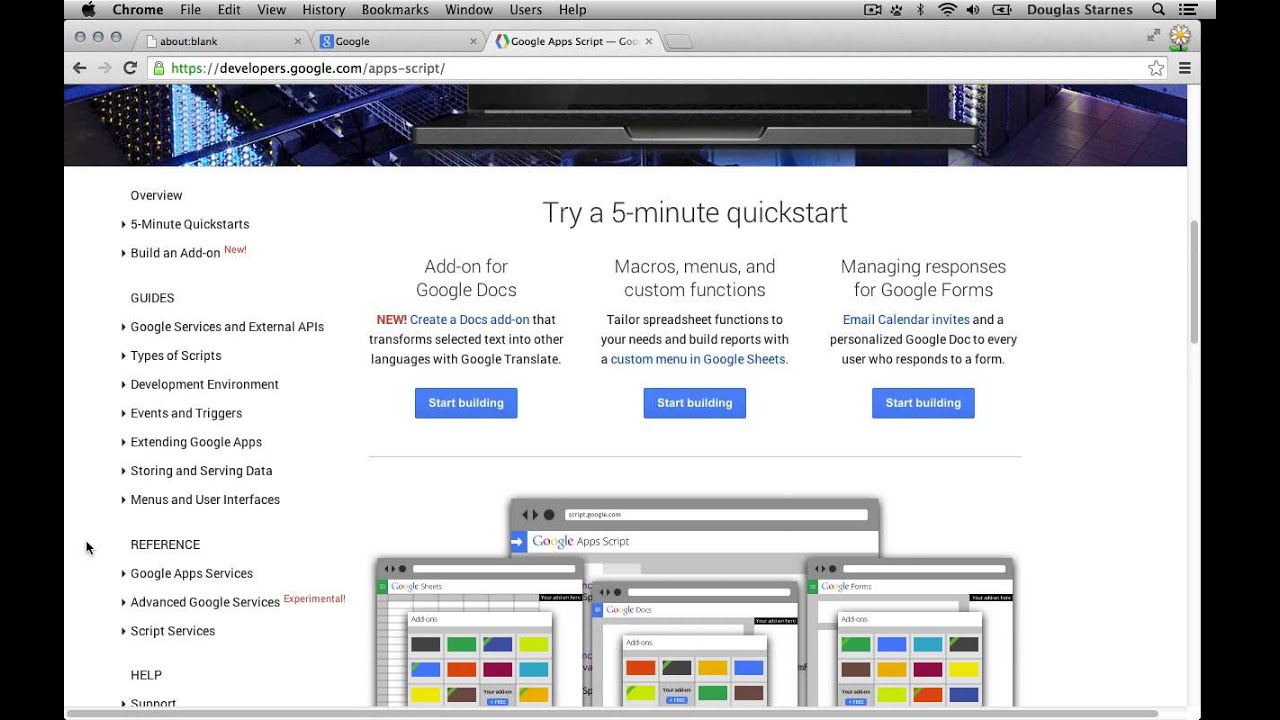 Google Apps Script Lesson 1: Introduction