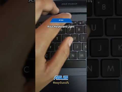 Asus Laptop keyboard light #shorts #asus