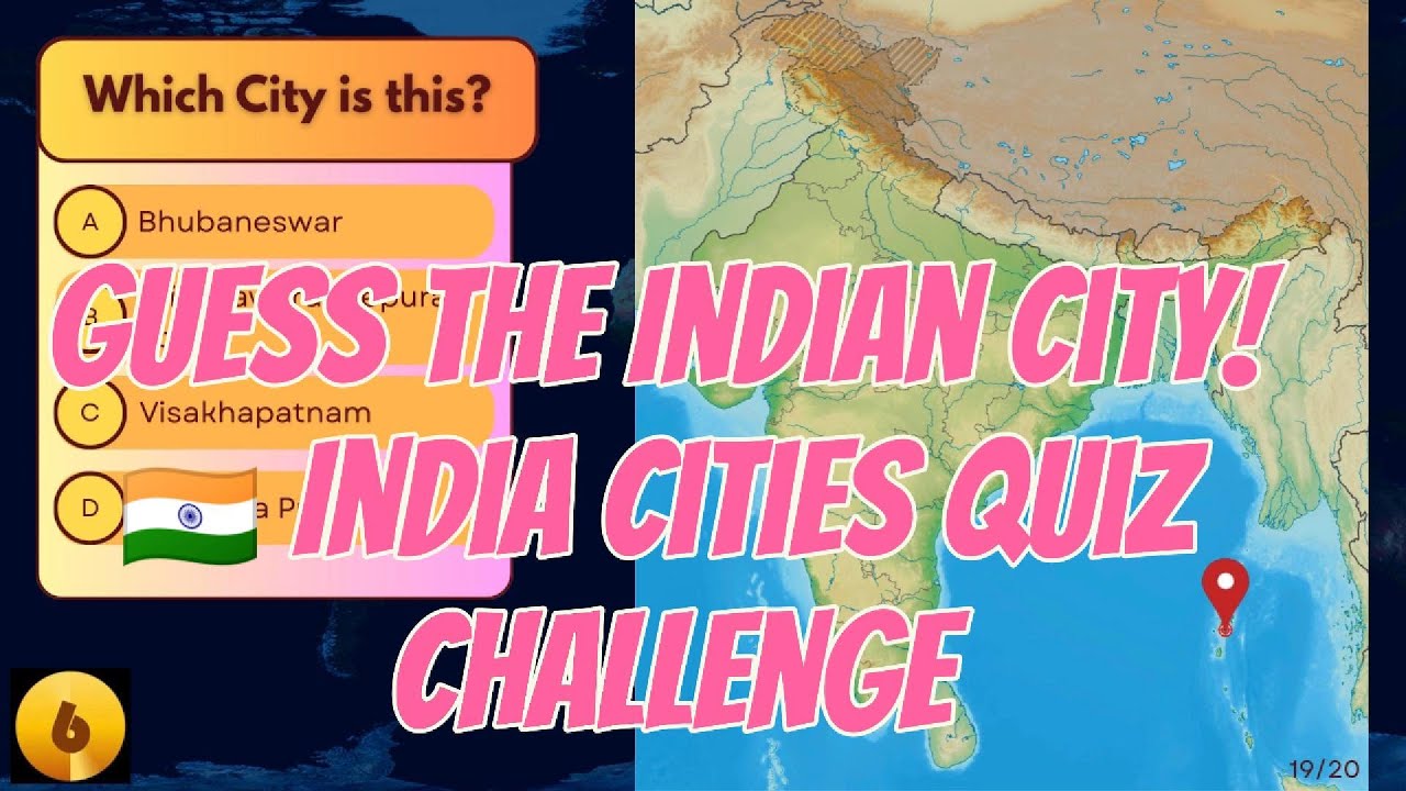 Guess the Indian City! 🇮🇳 India Cities Quiz Challenge