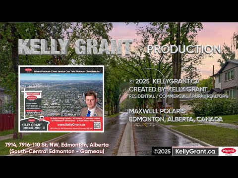 * NEW LISTING: $1.5M -- 7914 & 7916-110 Street NW Fourplex in South Central Edmonton Garneau!