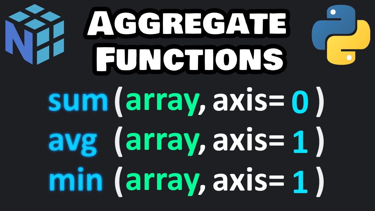 NumPy aggregate functions are easy! 📊