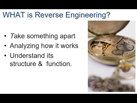 Reverse Engineering Overview, Functional and Structural Analysis
