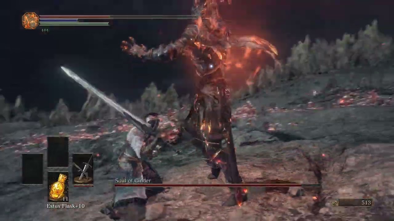 DARK SOULS 3 final boss fight (Soul Of Cinder). feat Farron Greatsword