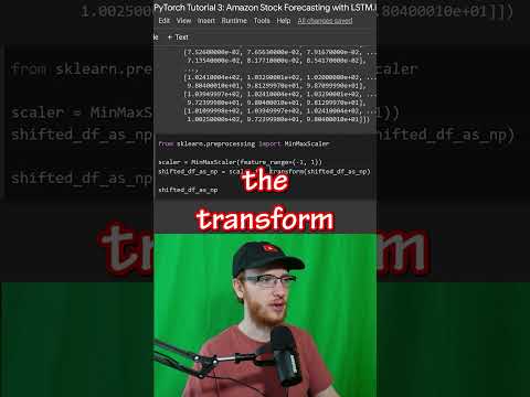 How to Scale Data with the SKLearn Min Max Scaler #shorts