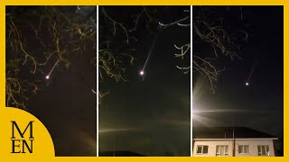 Sky 'lit up' over area of Greater Manchester as mysterious fireball ...