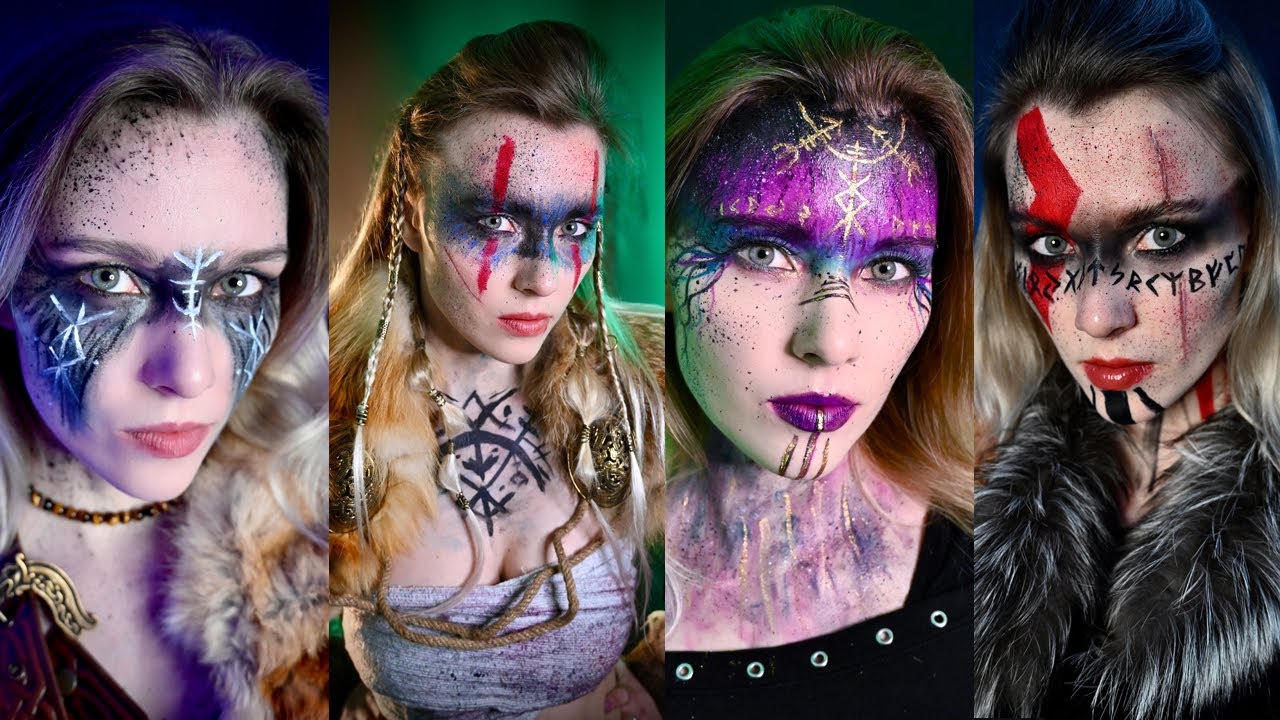 10 Best SHIELD-MAIDEN Makeup Tutorials ⚔️ Viking & Norse Warrior Compilation ᛏᛞᛏ