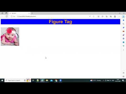 How to use figure tag in HTML