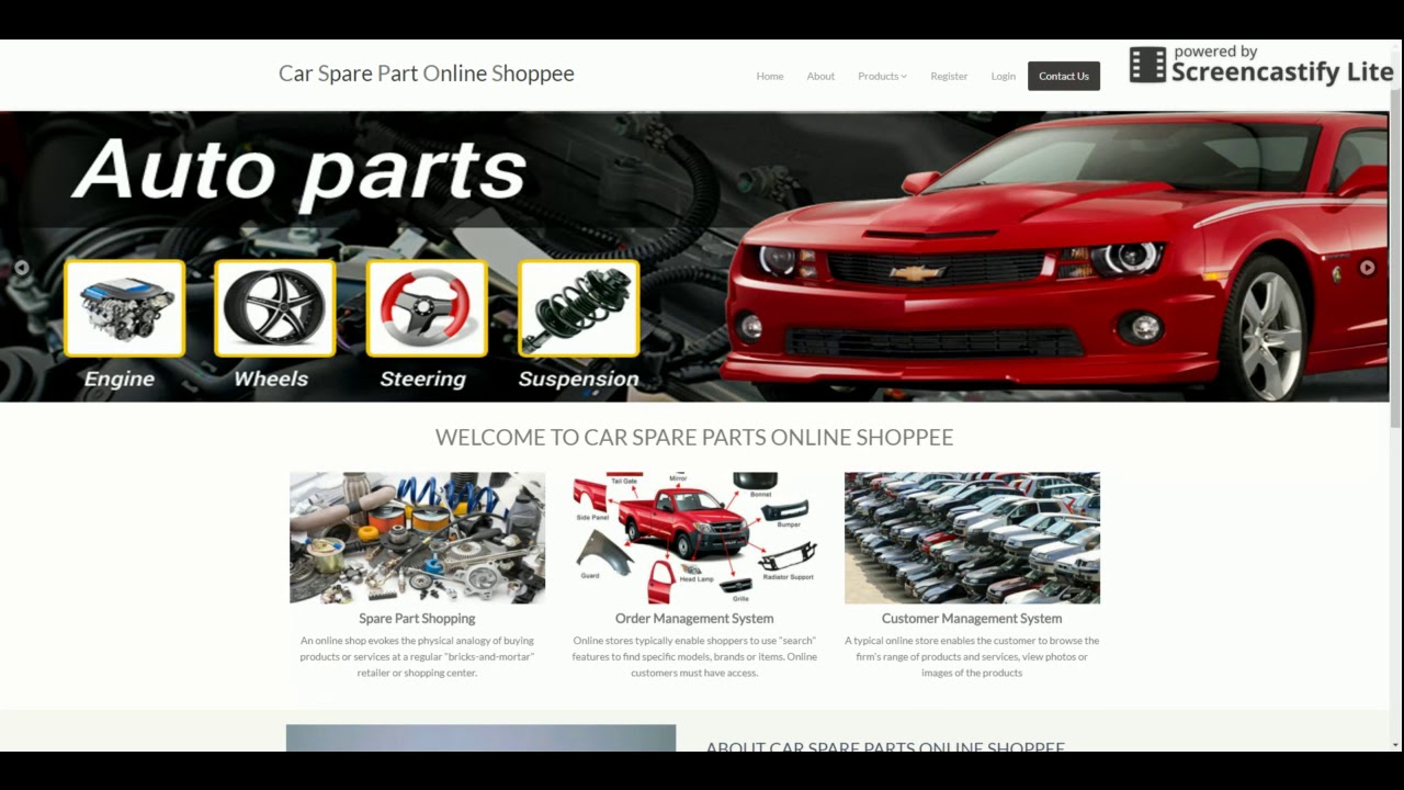 Online Car Spare Part Store | Python Django Project Tutorial | Python CRUD Project