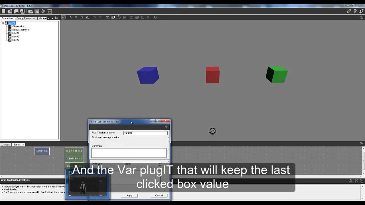 OpenSpace3D tutorial : Var plugit