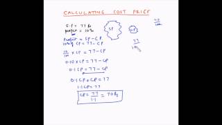 Profit and loss questions with solutions - p&l format