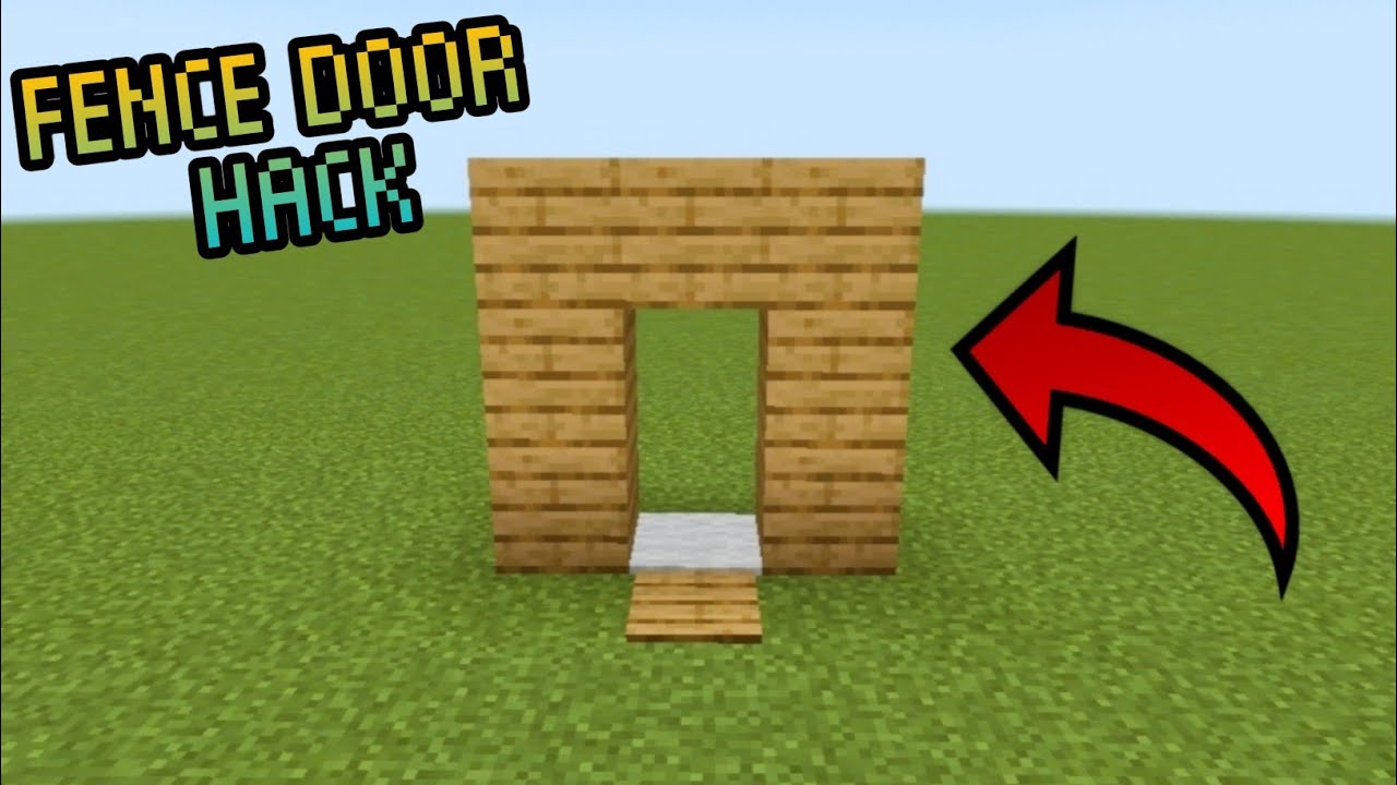 Fence Gate Door Hack in Minecraft