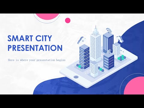 Free Smart City Presentation Template for PPT & Google Slides by GreatPPT