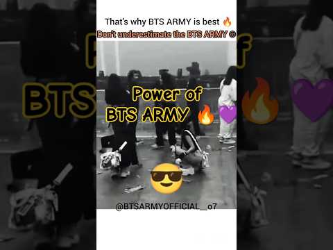 army fandom is best in world#bts #7fates #btsarmy #ytshorts