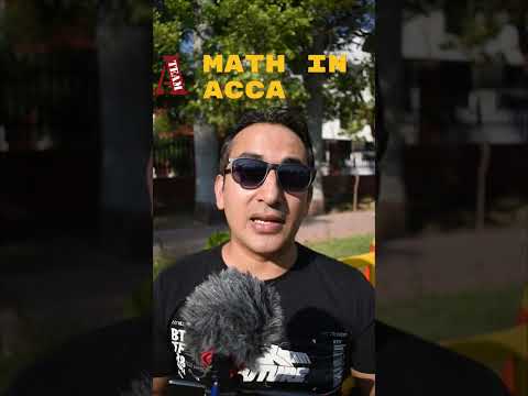 Does ACCA require Math ? | Is there Math in ACCA ? | #acca | ACCA FAQ
