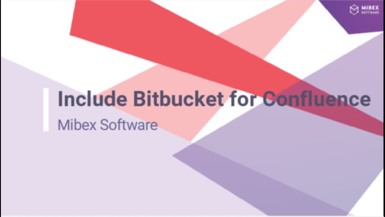 Include Bitbucket for Confluence