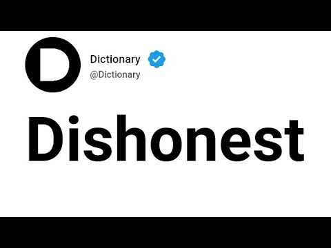 Dishonest Meaning In English