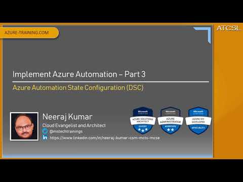 Working with the Desired State Configuration using Azure Automation ...