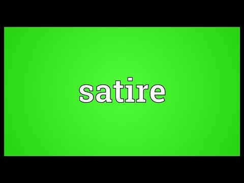 Satire Meaning