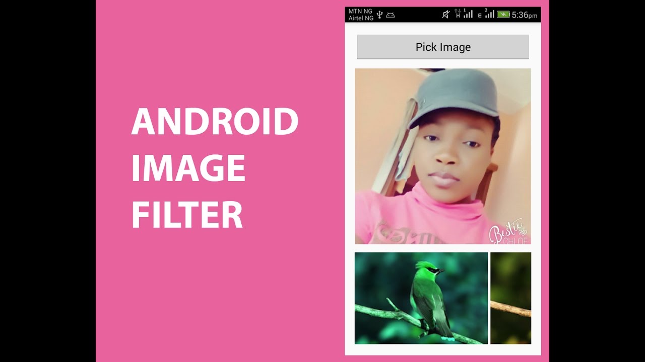 ANDROID IMAGE FILTER WITH SOURCE CODE
