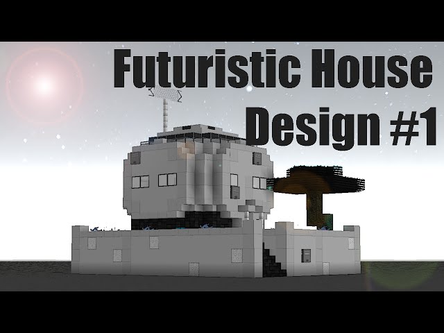 Futuristic House Design Minecraft Map