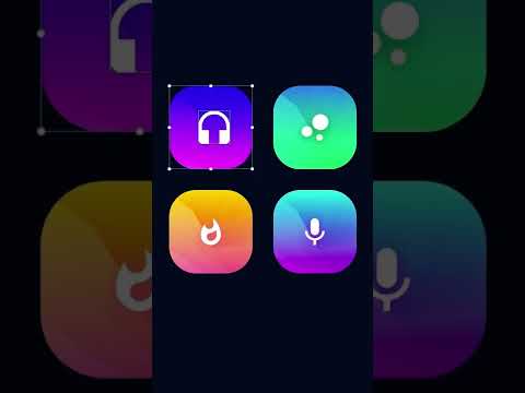 colorful icon design