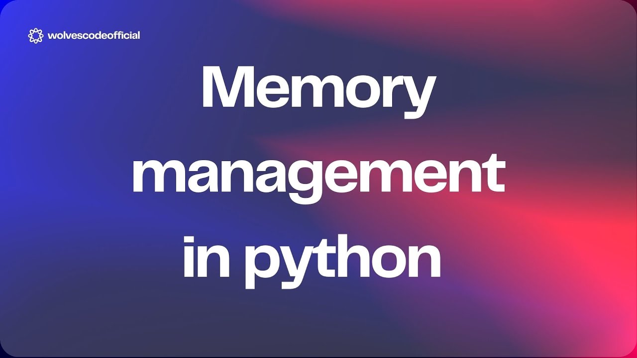 Memory management in python
