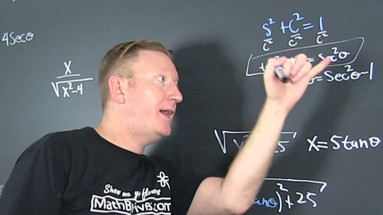 Simplify Radicals with Trigonometric Substitution