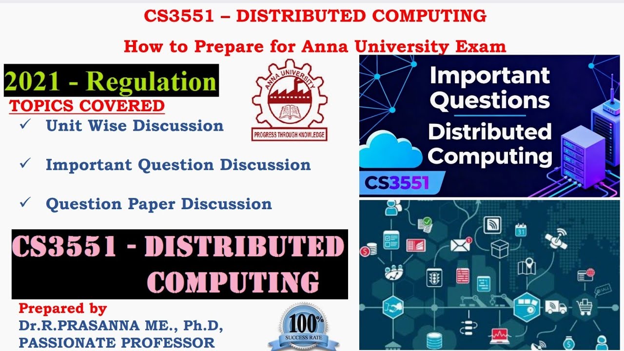 Anna University Exam Preparation - CS3551 Distributed Computing Important Questions