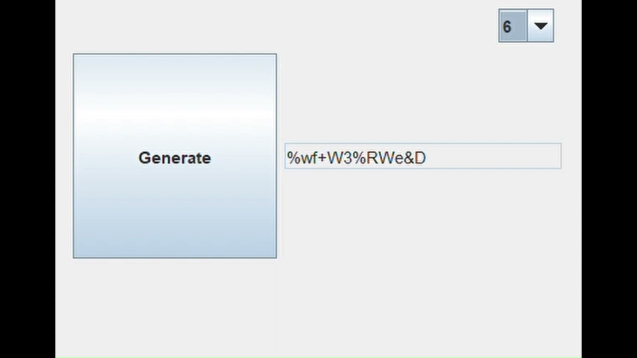 CodeClause_Password Generator || Project-2|| Java Development Intern