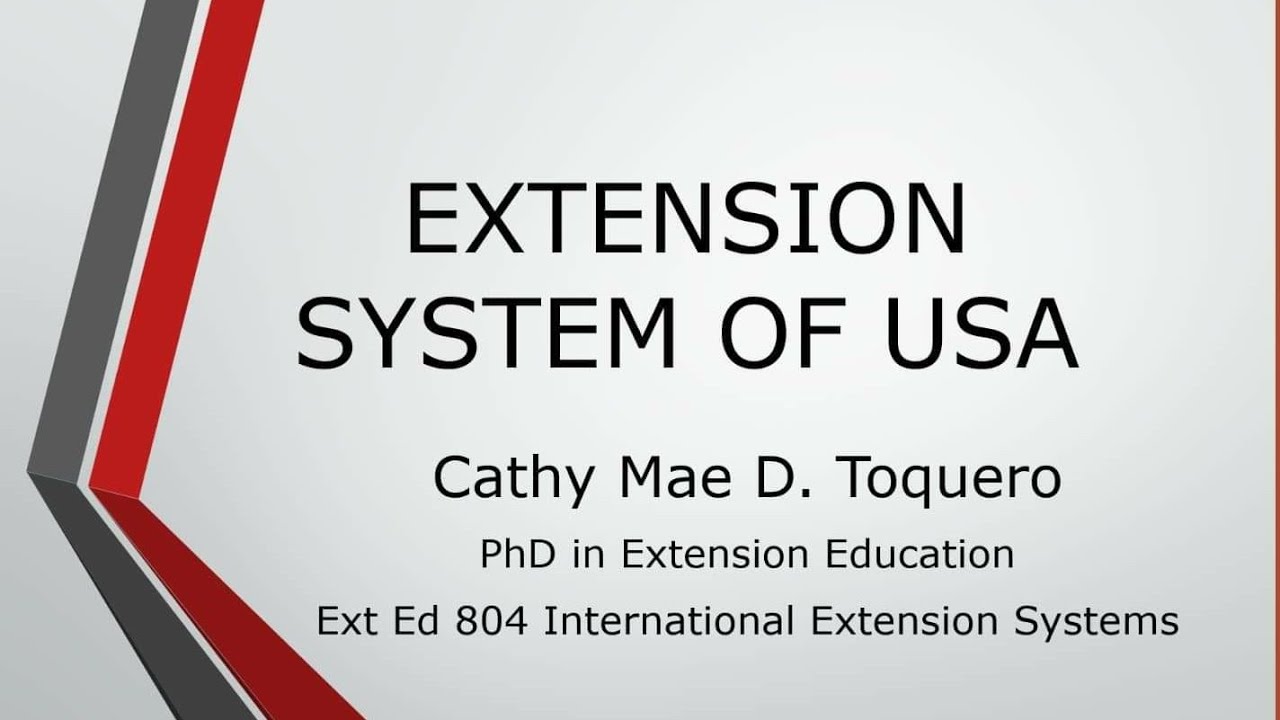 Extension System of USA