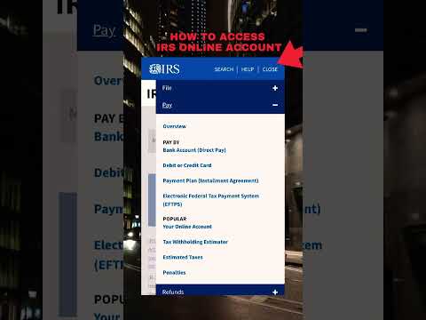 HOW TO ACCESS YOUR IRS ONLINE ACCOUNT #taxrefund2023 #irs #online #account