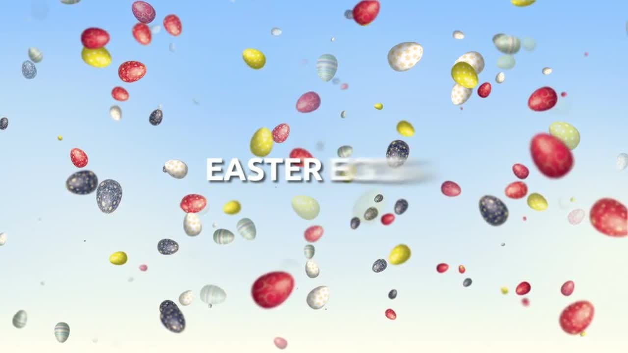 Easter Eggs Stock Motion Graphics